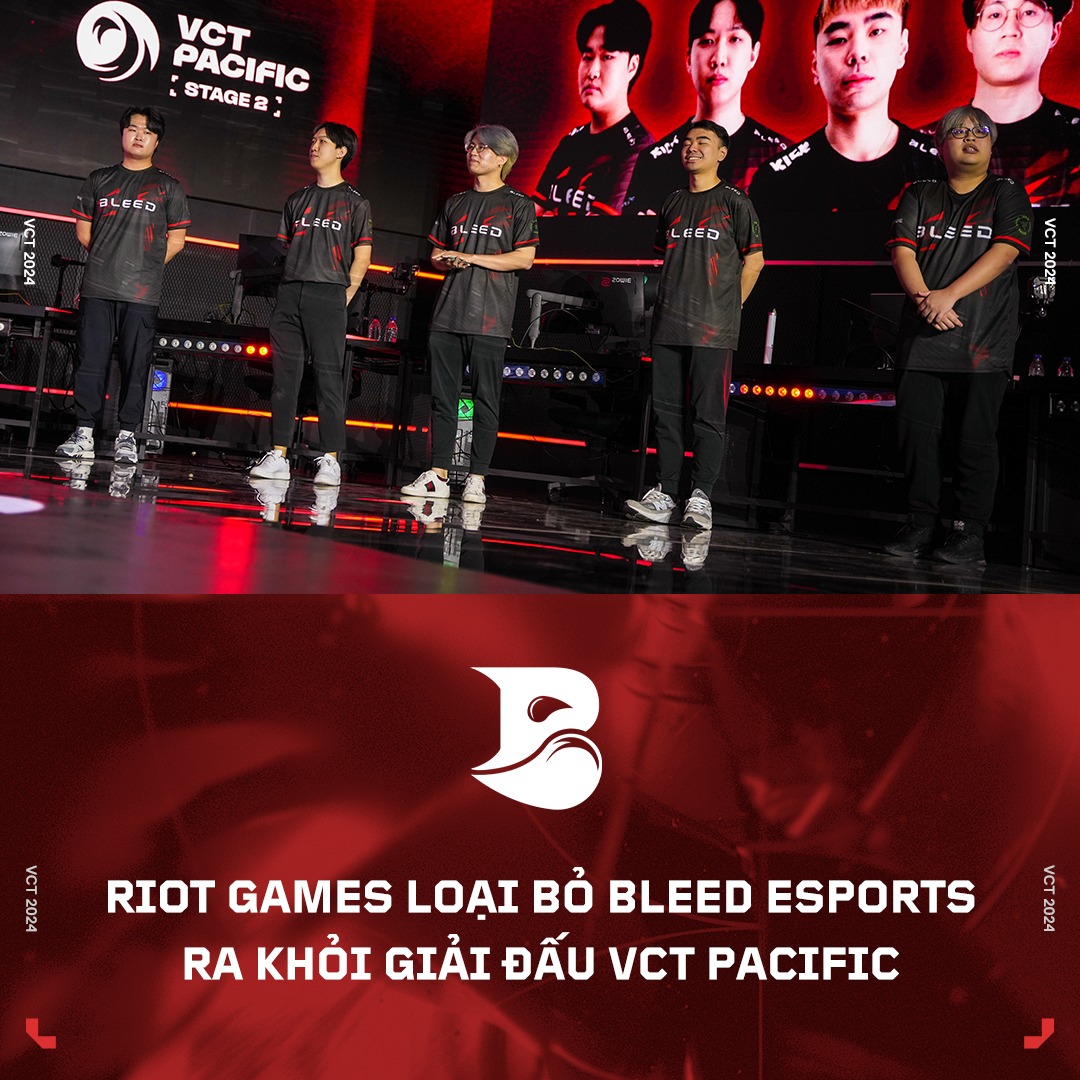 Riot Games gây chấn động cộng đồng Valorant khi loại bỏ Bleed Esports và thay thế bằng Boom ...