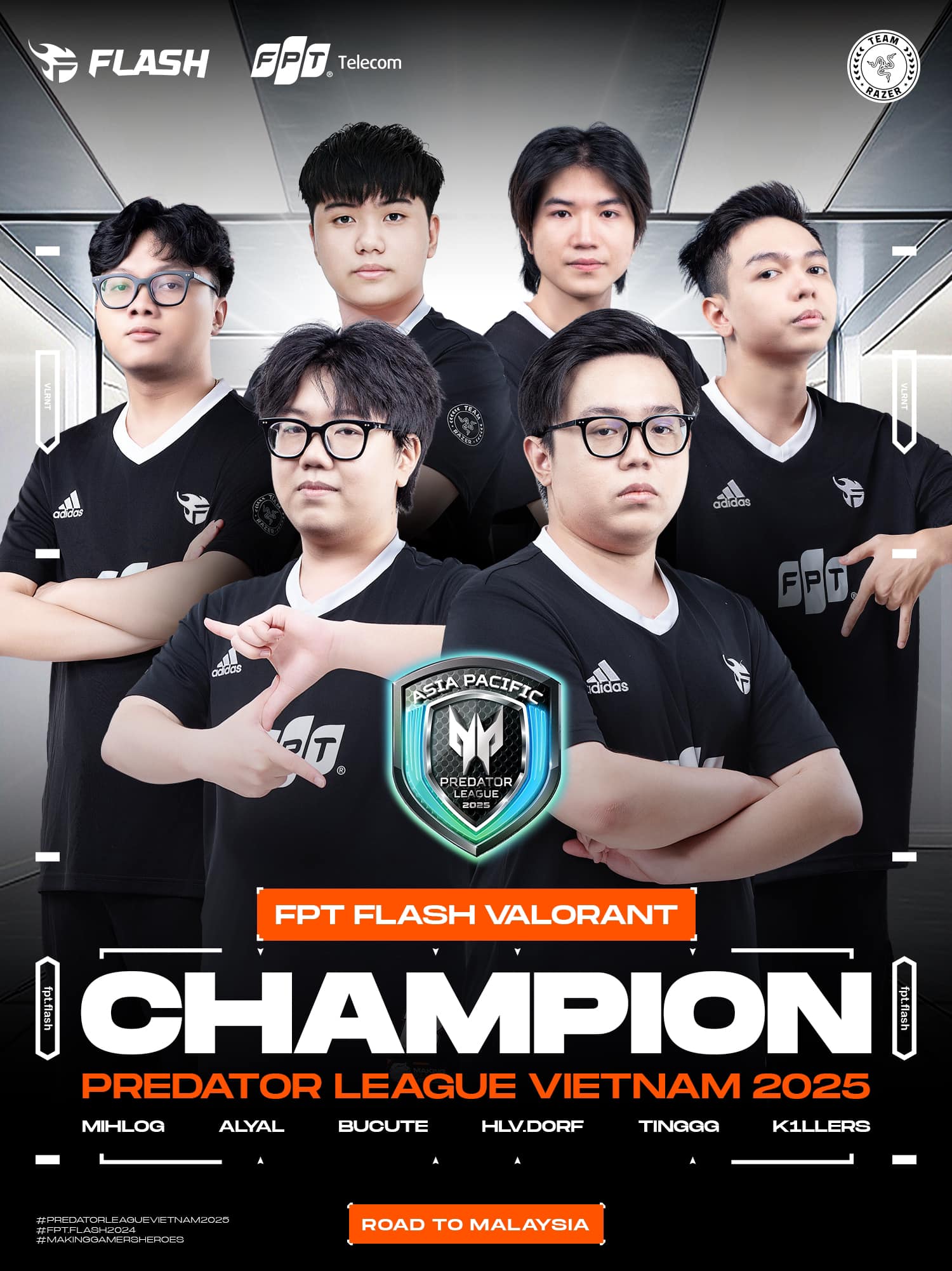 FPT Flash Valorant giữ vững ngôi vương Predator League Vietnam 2025 ...