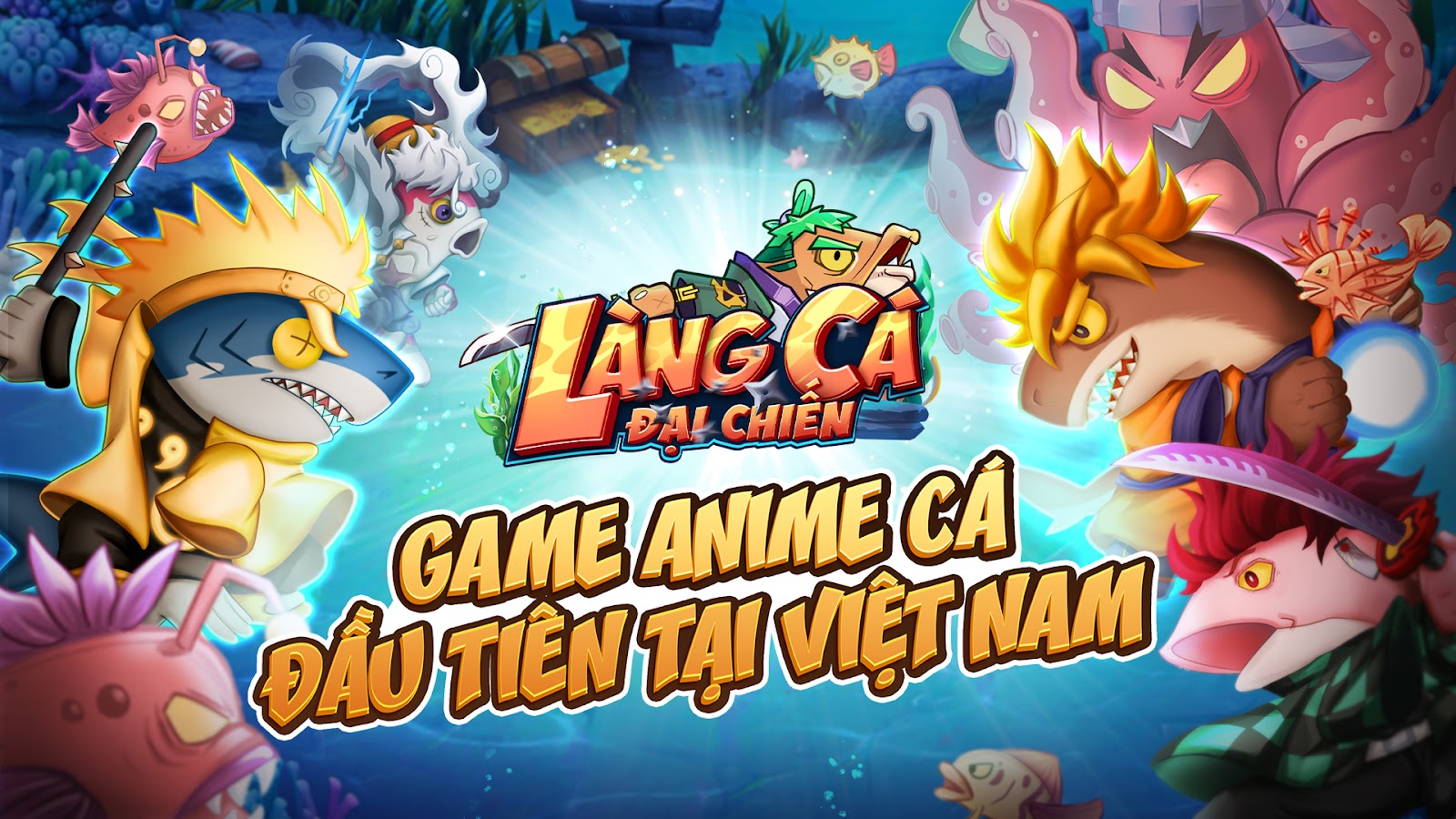 X-Fish: Làng Cá Đại Chiến chính thức ra mắt: Khi cả thế giới Anime tái ...