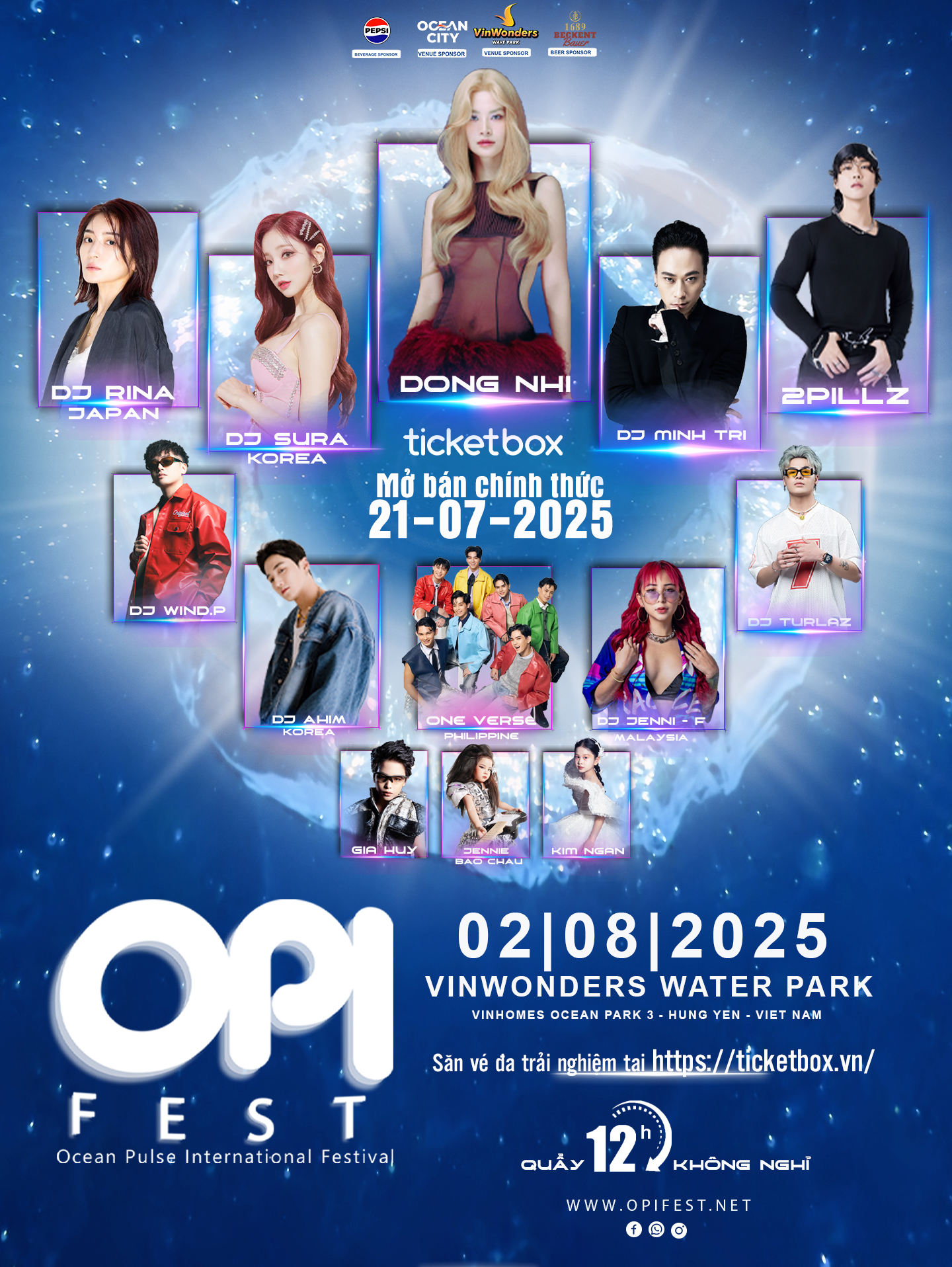 OPI FEST 2025 CHÍNH THỨC CÔNG BỐ DÀN LINE-UP QUỐC TẾ KHỦNG: HỨA HẸN ĐÊM ...