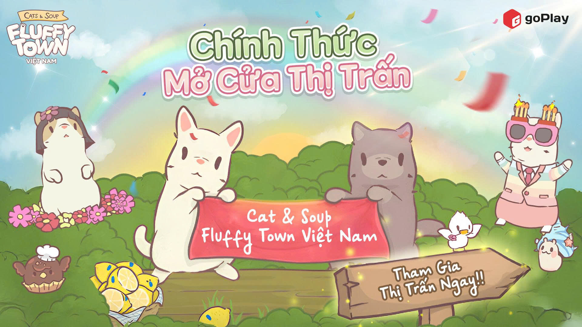Cats & Soup: Fluffy Town gây bão ngày đầu ra mắt - Chính thức chiếm top ...